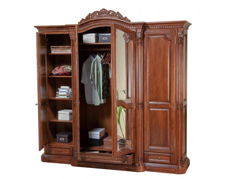 Румынский 4 х дверный шкаф Кристина купить в Maple Wood